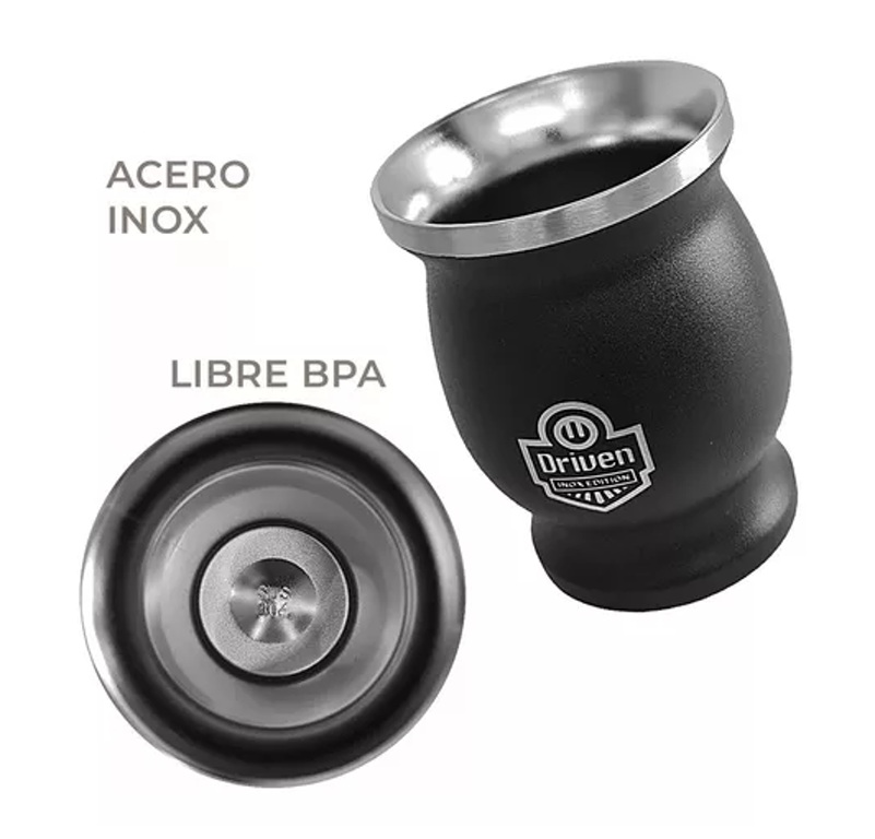 Mate Driven TD1600N 230ML Acero Inoxidable Negro - Centrogar